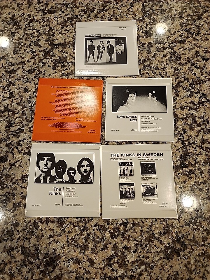 The EP Collection - Vol 1 by The KINKS 10 Discs CD BOX SET - Essential ...