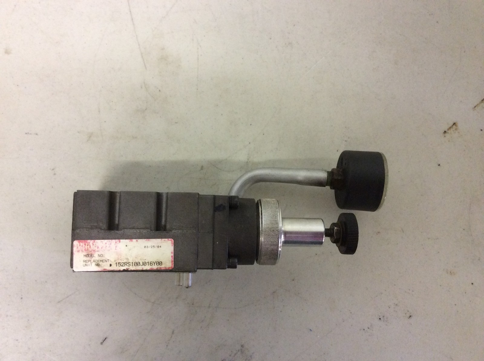Numatics 152RS100J016Y00 Flow Control Valve w/ 0 - 160 PSI Guage (TBI ...