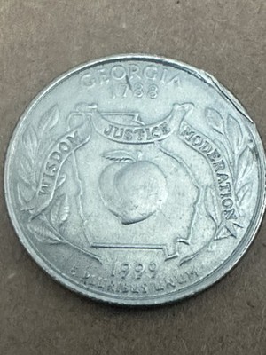 1999 Georgia State Quarter ERROR Coin | eBay
