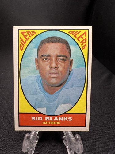 1967 Topps MILTON BRADLEYFootball #51 Sid Blanks EX 👀pics and read ...