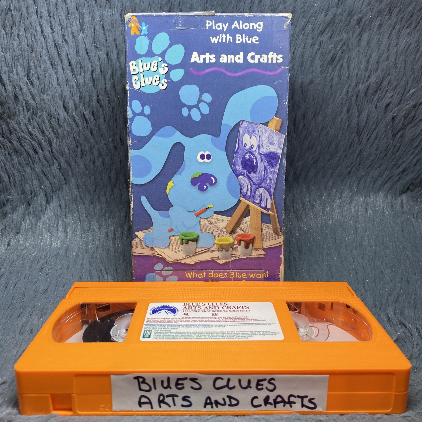 Blues Clues Arts and Crafts VHS Tape 1998 Nick Jr Nickelodeon Steve ...