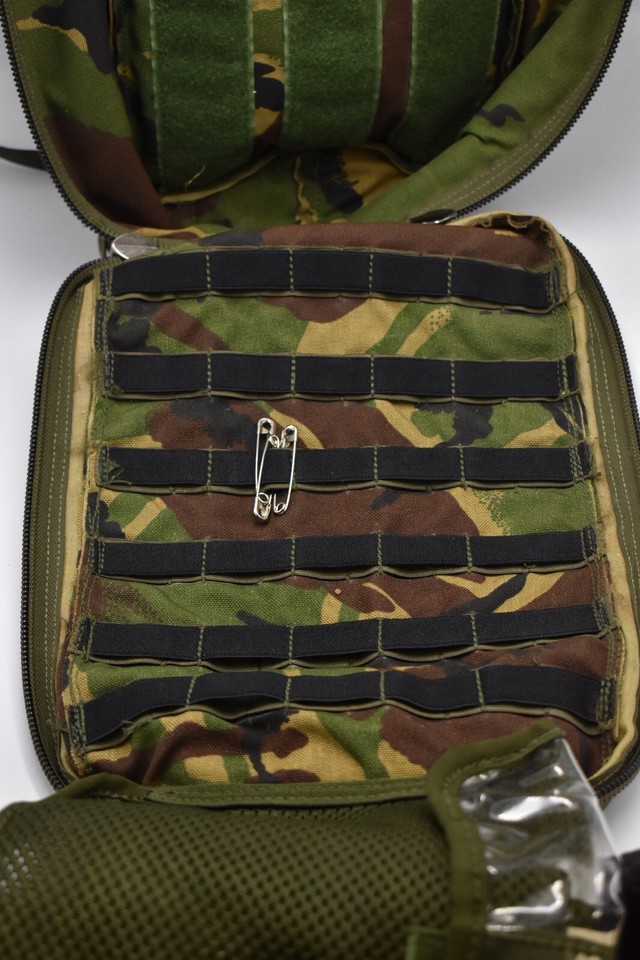 British Army DPM Woodland Medical Rucksack Side Pouch First Aider ...