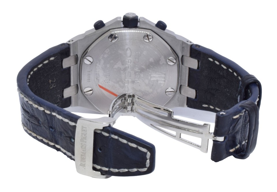 Audemars Piguet Royal Oak Offshore Chrono Navy Blue Panda 42mm Watch ...