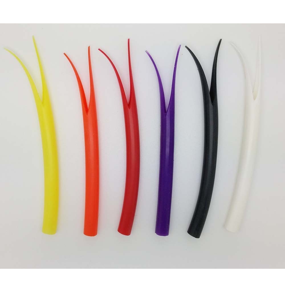 Precut Flying C's Lure Tails, Silicone (Latex) 5mm Diameter Pk 10, 6 ...