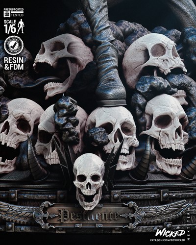 Pestilence Apocalypse minion Sculpture Statue Model Kit X-Men Unpainted ...