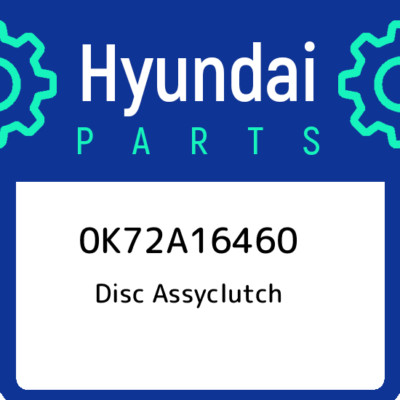 0K72A16460 Hyundai Disc assyclutch 0K72A16460, New Genuine OEM Part | eBay