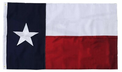 3x5 Texas Flag Embroidered Texas State Banner Grommets Double Sided | eBay