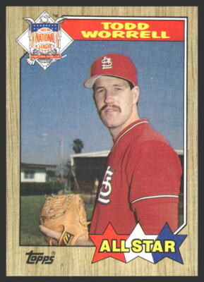 Todd Worrell #605 1987 Topps St. Louis Cardinals | eBay