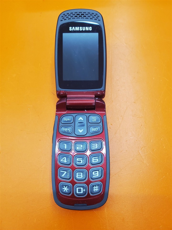 ⭐️⭐️⭐️⭐️⭐️ Cell Phone USED Great Call Samsung Jitterbug 5 Red | eBay