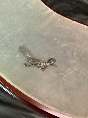 J Ritter Signed Roadrunner Brooch Bird Silvertone | eBay