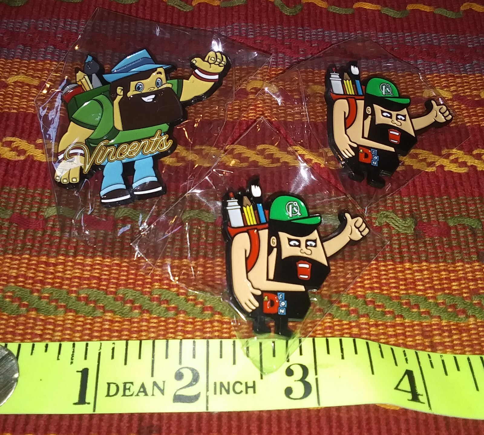 Designer Con 2022 Vincent 3 Pin Pinback Lot! NEW! Exclusive Variant | eBay