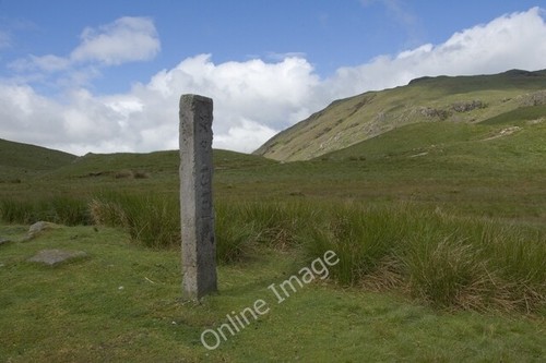 Photo 6x4 The Three Shire Stone, Wrynose Pass Cockley Beck/NY2401 ...