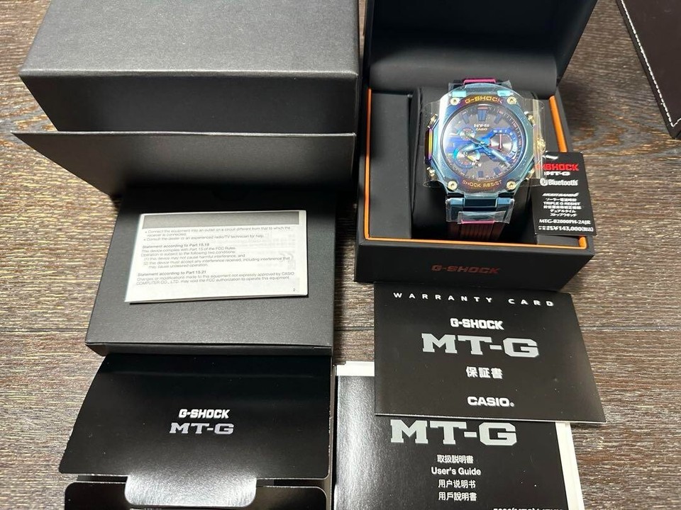 Casio G-SHOCK MT-G MTG-B2000PH-2AJR blue phoenix solar Wristwatch Men ...