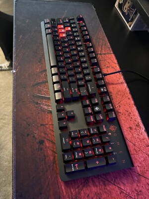 HP OMEN Encoder Wired Gaming Keyboard | Red | USB | Illuminated ...