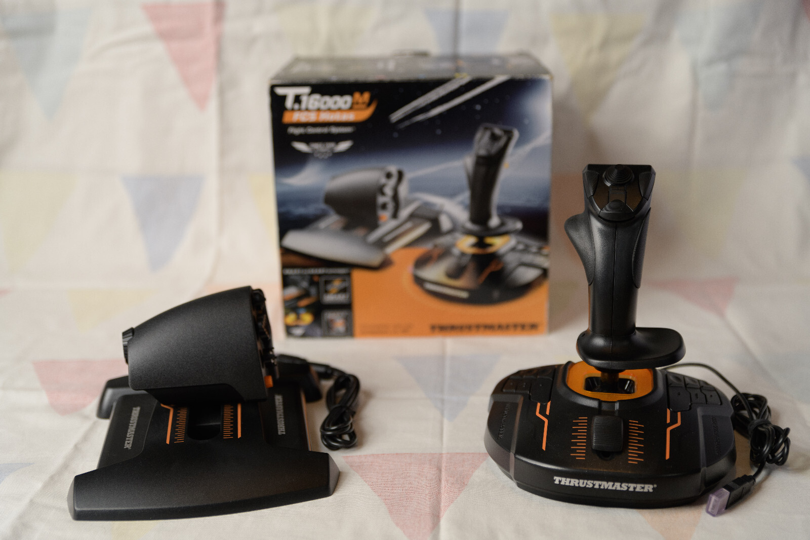 Thrustmaster USB T.16000M FCS HOTAS with Flight Controller & Throttle ...