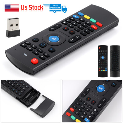 Voice Remote Control Air Mouse Bluetooth/USB for PC Android Smart TV ...