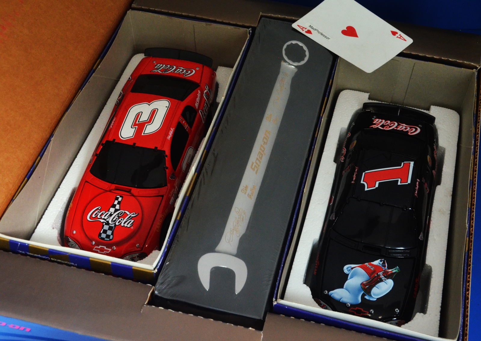 Snap-on Dale Earnhardt Father Son 1:24 Diecast NASCAR w/ Collectable ...