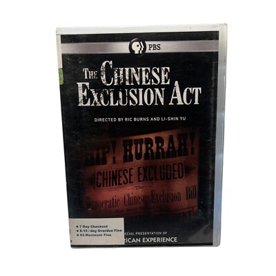 Chinese Exclusion Act (DVD) PBS American Experience D10 841887036610| eBay