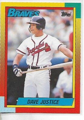 1990 Topps Traded Dave Justice Card | eBay