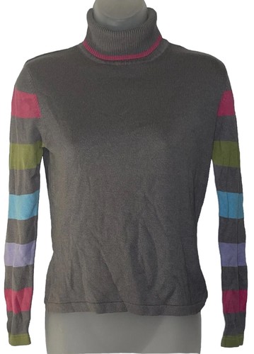 Talbots Petite Size S Roll Neck Grey Pink Green Blue Lilac Long Sleeve Jumper | eBay