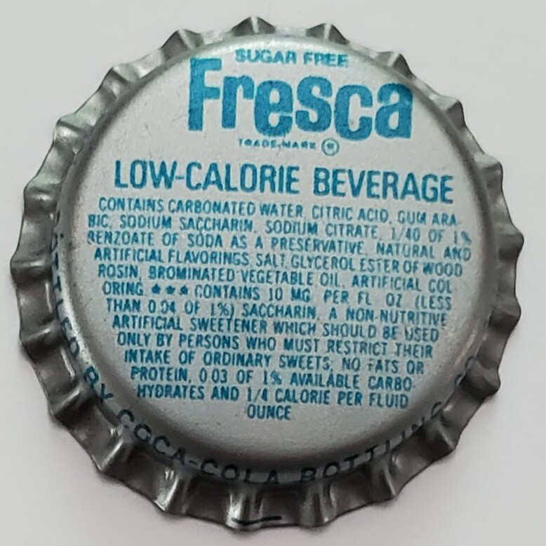 Vintage Fresca bottle cap; Unused; 1970's; NOS; (SIKESTON, MO); FREE ...