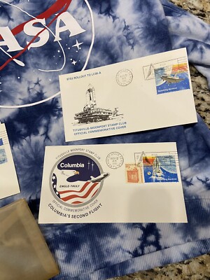NASA Columbia Space Shuttle 1981 Cancelled Stamped Logo 4 Envelopes | eBay