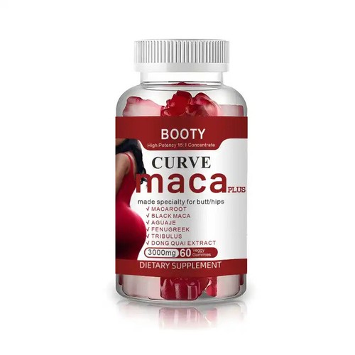 60pcs 3000mg Curve Maca Plus Made Specialty For Butt Hips BBL Gummies ...