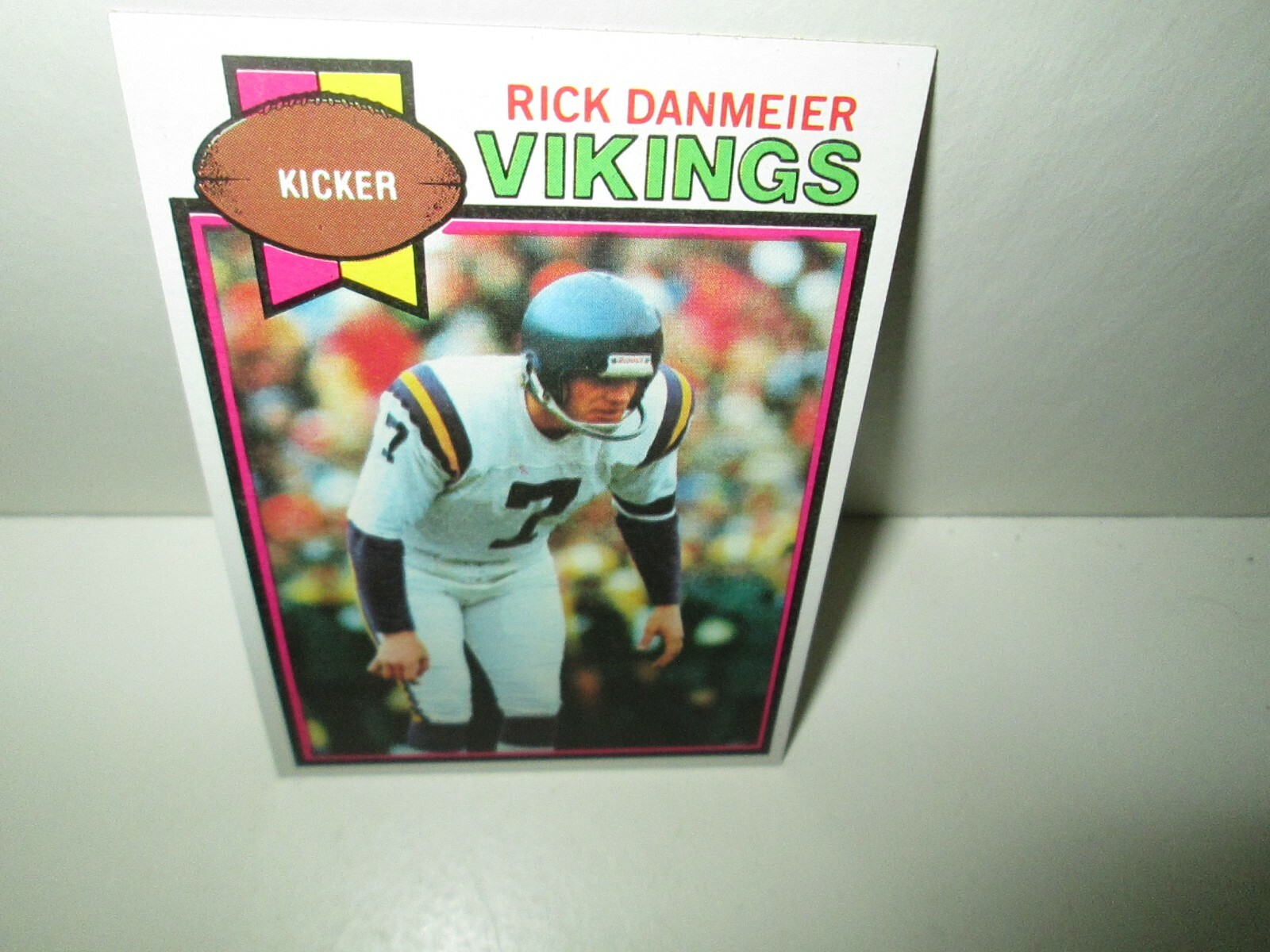 RICK DANMEIER 1979 FOOTBALL CARD Topps #446 Rookie Rc MINNESOTA VIKINGS ...