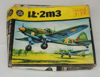 ZTS Plastyk Pruszkow IL-2 M3 Sturmovik Russian Fighter Model Kit 1/72 ...