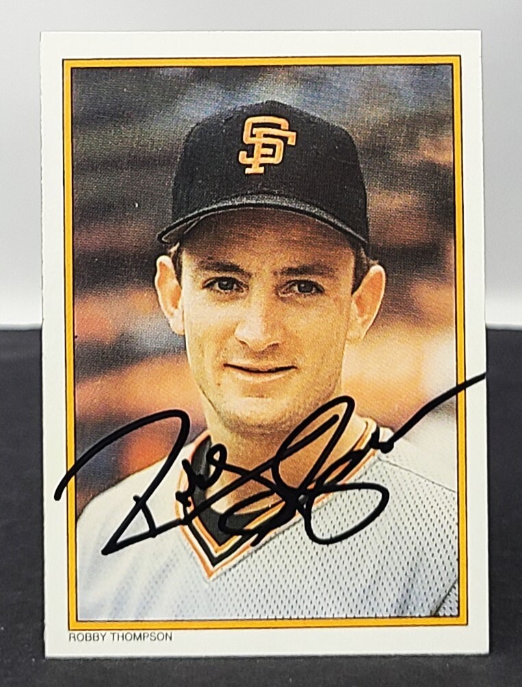 ROBBY THOMPSON Signed 1987 Topps All-Star Set Collectors Edition #40 SF ...