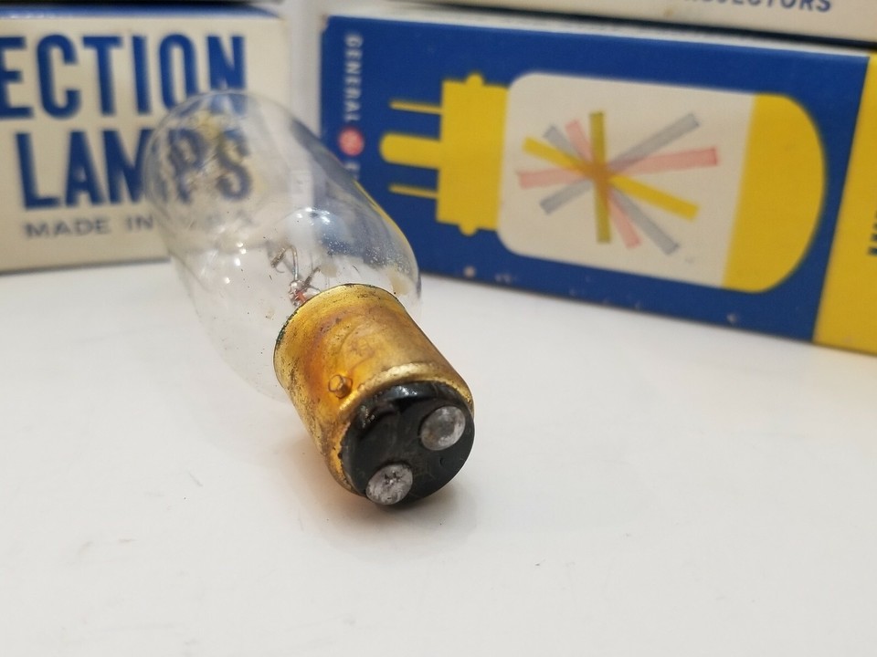 Lot Of (4) CAC Projector Bulbs 50W GE Projection Lamps New Old Stock ...
