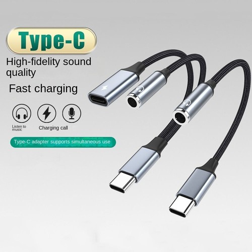 OTG Adapter Type C To Dual Type C Cable for Phone/Earphone | eBay