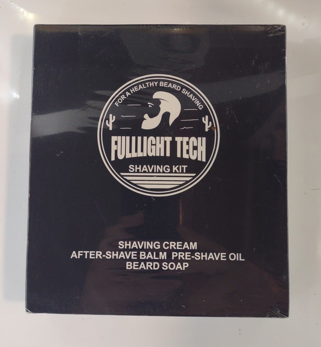 Fulllight Tech Shaving Kit Cream AfterShave Balm Pre-Shave Oil Beard ...