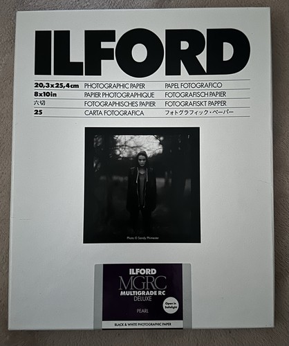 ILFORD MGRC Multigrade RC Pearl Black & White 8x10in Paper 25 Sheets | eBay