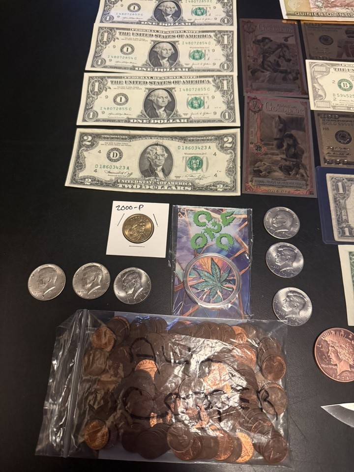 HUGE COLLECTION OF COINS SLABS GOLD BILLS Lots of great coins grandpa’s ...