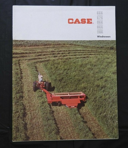 Brochure De Vente D'Usine GENUINE "CASE 555 575 655 955 1155 WINDROWER ...