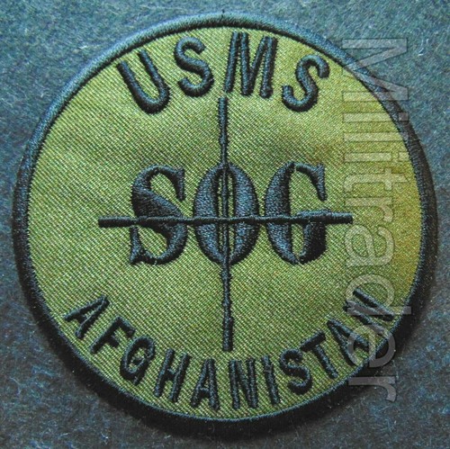 US Marshals Service Special Operations Group (SOG) Afghanistan Patch (OD) | eBay