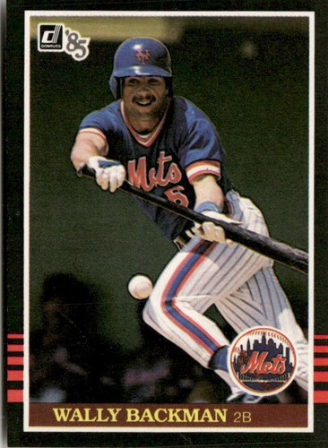1985 Donruss #319 Wally Backman New York Mets | eBay