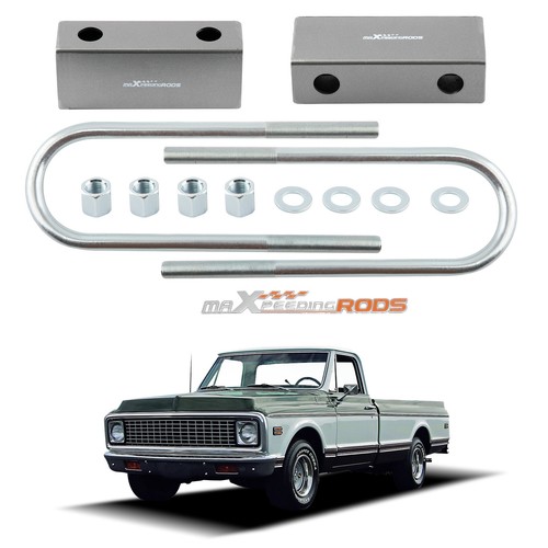Rear Drop Kit 3" Lowering Blocks for Chevy C10 C20 Truck 2WD 1960-1972 ...