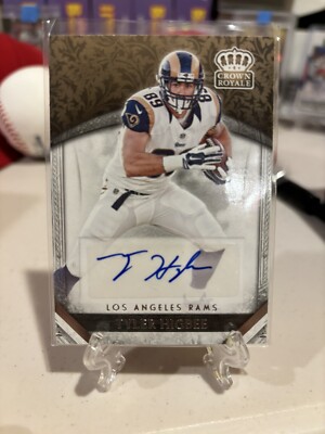 2016 Panini Preferred Retail Crown Royale Tyler Higbee #42 Rookie Auto ...