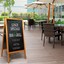 Large Outdoor Double Side Sidewalk Wooden A Frame Chalkboard Magnetic ...