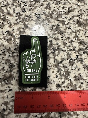 5.11 Tactical Morale Patch “Finger Off The Trigger “ | eBay