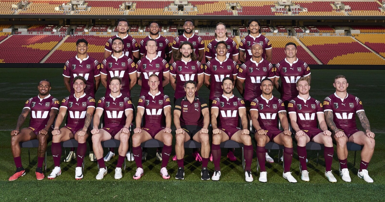 2024 QLD MAROONS STATE OF ORIGIN RUGBY TEAM LAMINATED BIG 420mm POSTER ...