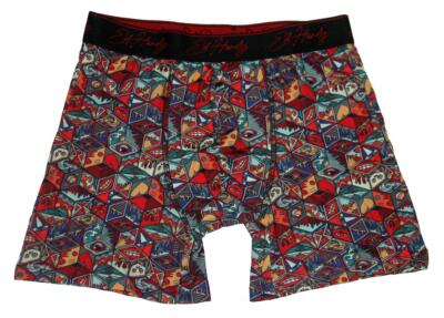 Ed Hardy Logo Band Collage Hearts Faces Eyeballs Lips Diamonds Boxers ...
