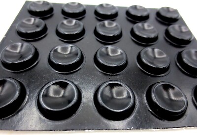 Stick-On Pad Adhesive Backed Bumper Rubber Feet 1/2" Pad 1/8" Tall ...