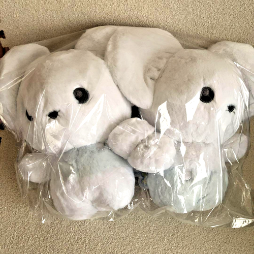 Pokemon Center Original Tandemaus Fluffy Hugging Fuwa Fuwa Plush ...