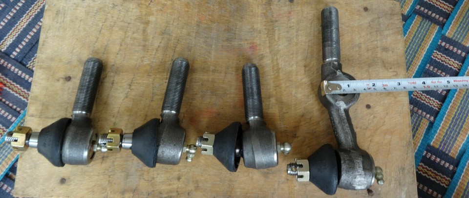 GENUINE TIE ROD END SET FOR MAHINDRA & MAHINDRA JEEP RHD &ALL CJ WILLYS ...
