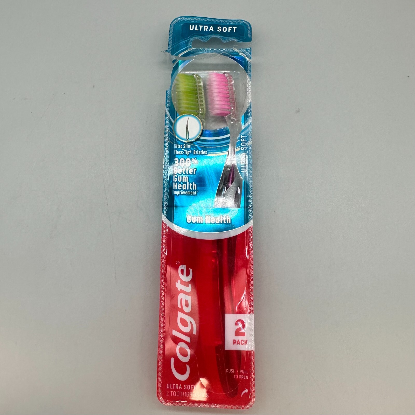 Colgate Gum Health Toothbrush Ultra Soft Damaged Box! TWIN Pack x 2PK ...