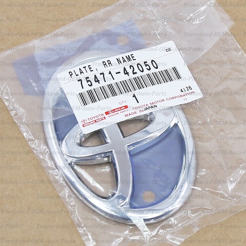 75471-42050 GENUINE OEM REAR DOOR TRUNK LIFTGATE LOGO EMBLEM BADGE ...