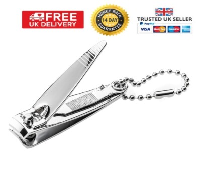 Pocket Size Stainless Steel Finger Nail Clippers Trimmer Cutter ...